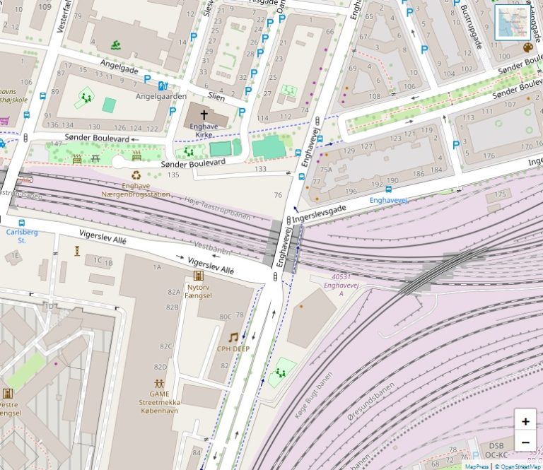 Københavns Hovedbanegård Placering På Kortet Kort Over København